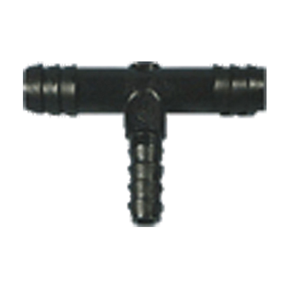 1/4" Tee (Insert x Insert x Insert) Black Poly
