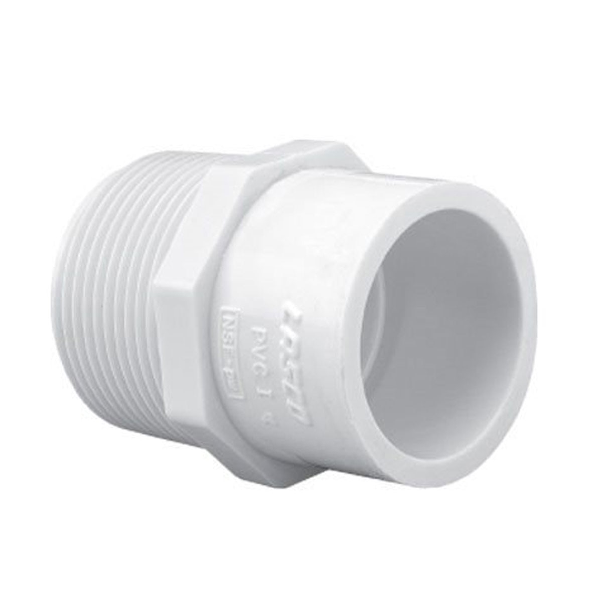 1" x 3/4" Reducing Male Adapter (MIPT x Slip) PVC Schedule 40