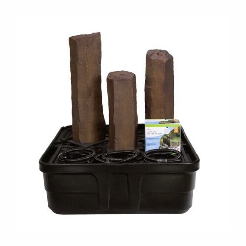 Aquascape Faux Basalt 3-Column Landscape Fountain Kit