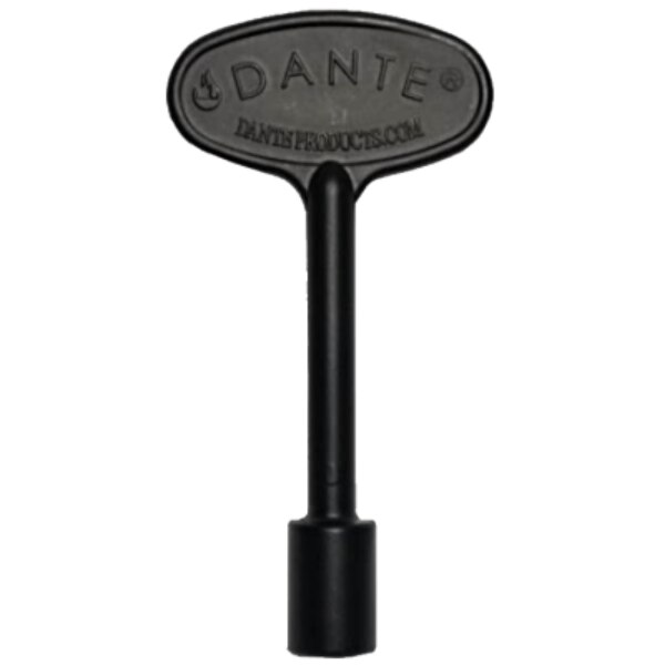 Dante 12" Universal Gas Valve Key - Black