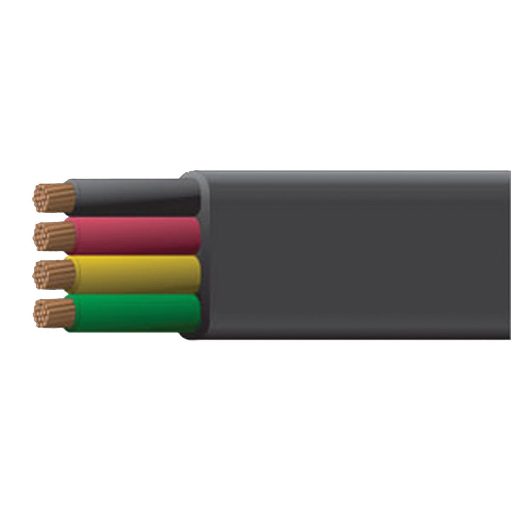 Flat Jacketed Pump Cable - 10 Gauge, 4 Stranded