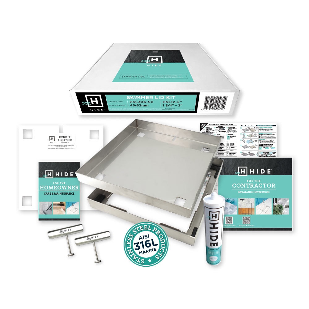 HIDE Skimmer & Access Cover Kit - 12" x 2"