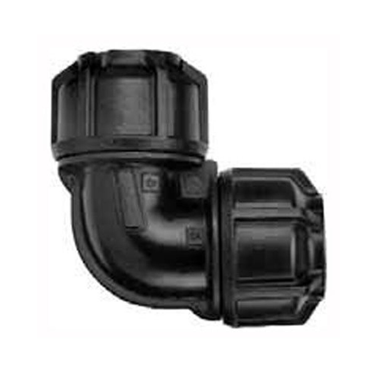Philmac 1-1/4" (Muni x Muni) 90 Elbow Municipal Poly Pipe