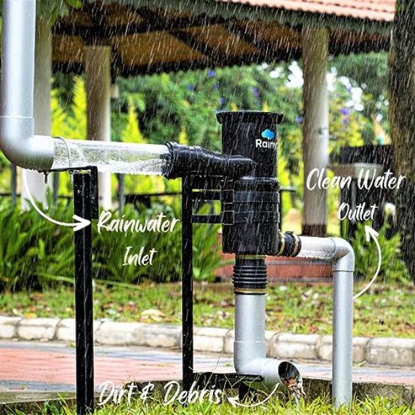 Rainy Rainwater Harvesting Filter – For Areas Up to 1291 Sq. Ft. with ...