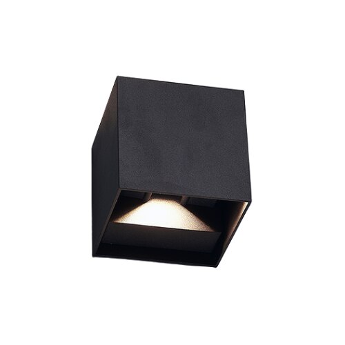 Striker Cubix 3000K LED Wall Light Black