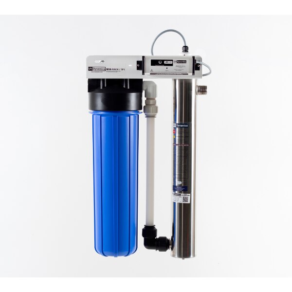 UV Dynamics 16 GPM Mini Rack with Single 20" BB Filter Housing