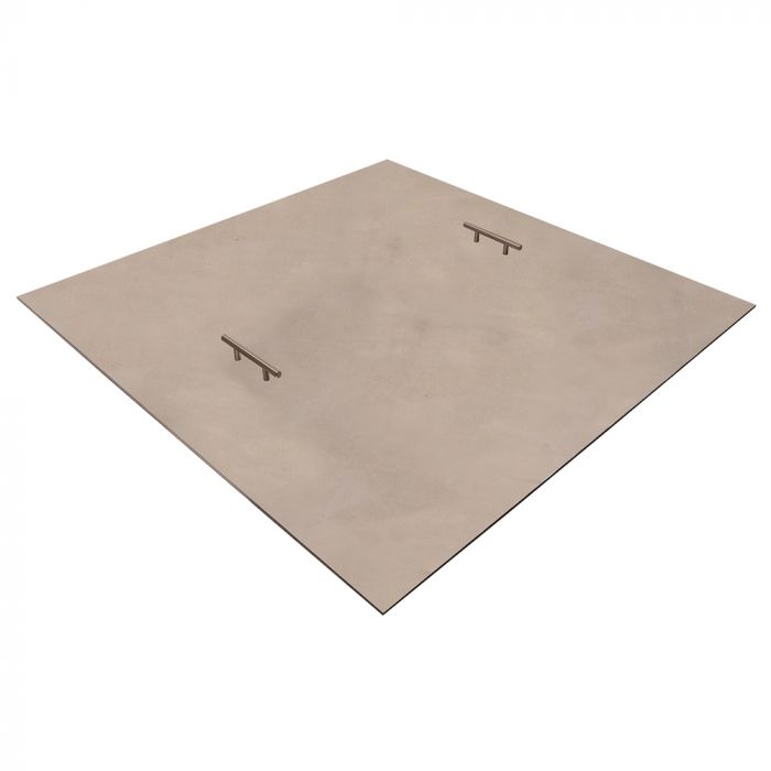 Warming Trends Aluminum Square Fire Pit Cover, 44-Inch